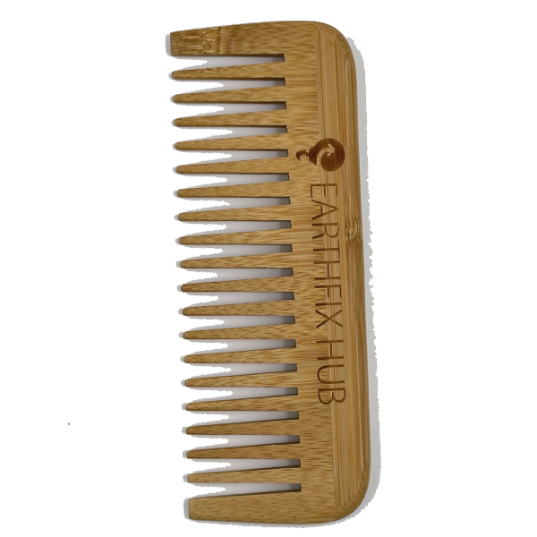 Bamboo Comb - Natural Anti-Static Hair Comb - Pure Path UAE