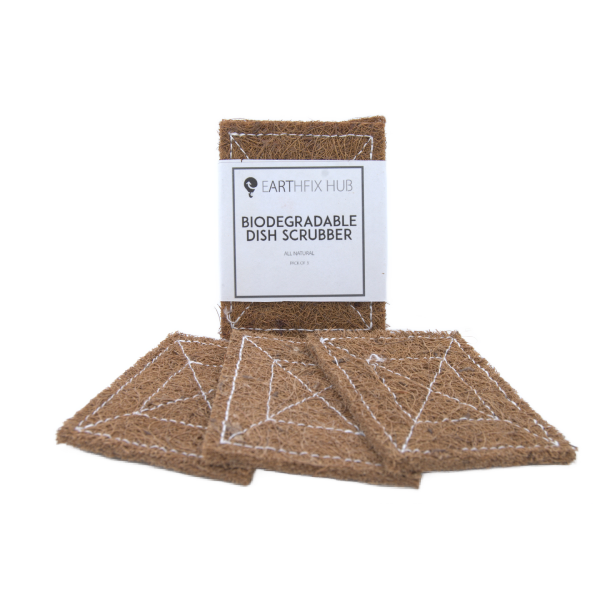 Biodegradable Dish Scrubber Pack - Coconut Fibre Cleaning – Pure Path