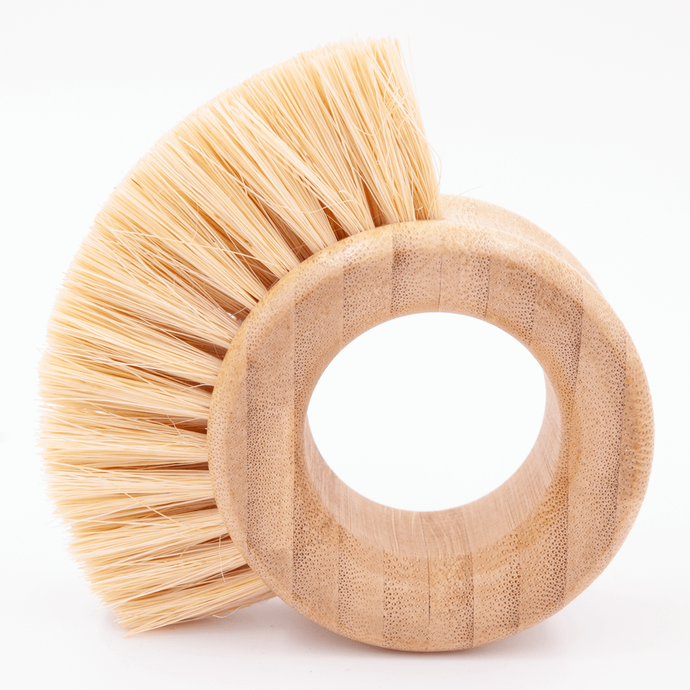 Bamboo Circular Cleaning Brush - Eco-Friendly Pot Scrubber – Pure Path